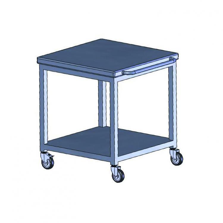 Stainless steel table trolley | testing.de